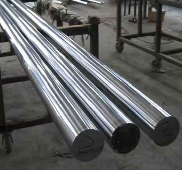 Ra 0.2um-0.4um Hard Chrome Plated Piston Rod For Hydraulic Cylinders
